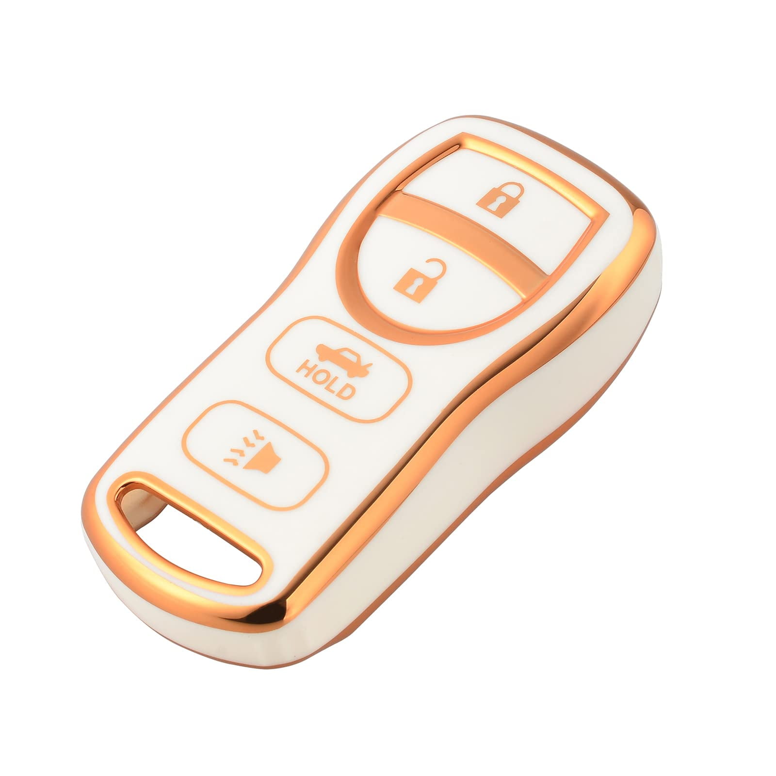 OFFCURVE Key Fob Cover for Nissan, Full TPU Protective Car Key Case ...
