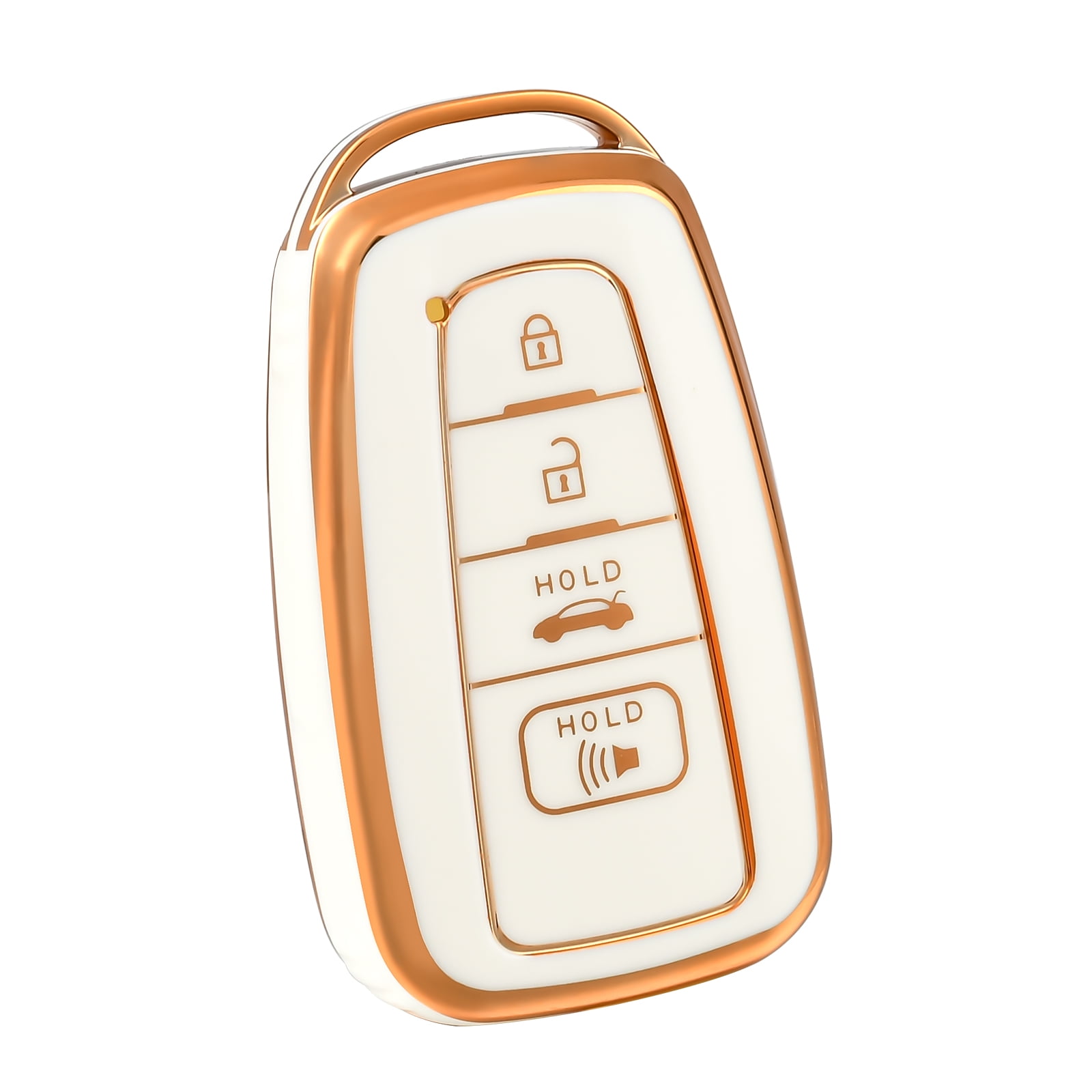 OFFCURVE Key Fob Cover for 2018-2022 Toyota RAV4 Camry Corolla Avalon C ...