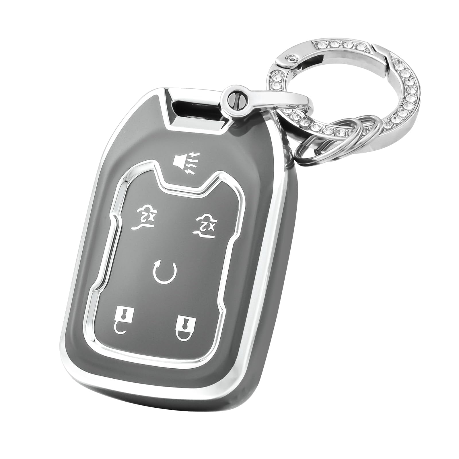 OFFCURVE Key Fob Cover with keychain for GMC Yukon/Yukon XL Terrain ...