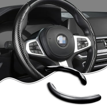 Drake Muscle Cars MU950-07 Steering Wheel Carbon Fiber with Leather ...