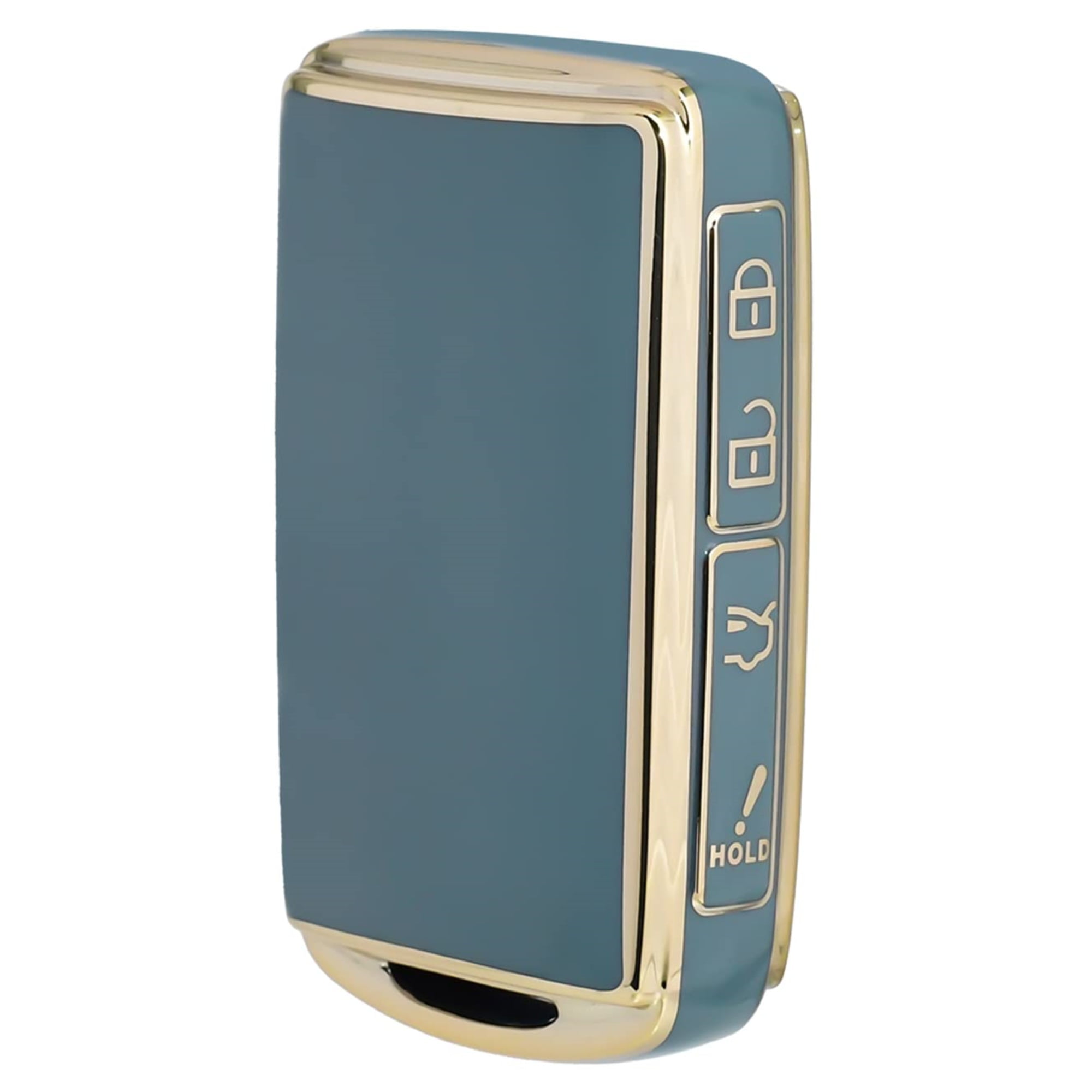 OFFCURVE for Mazda Key Fob Cover Car Key Case Shell with Gold Keychain ...