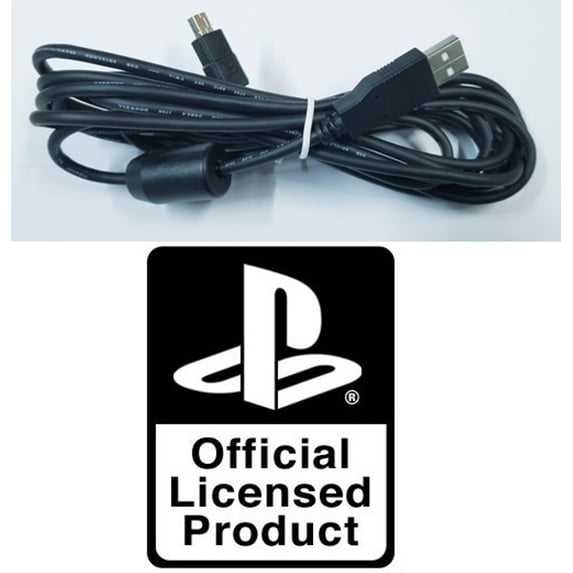 official USB Charger Cable, 9.5 Feet, for DualShock PlayStation 3 ...
