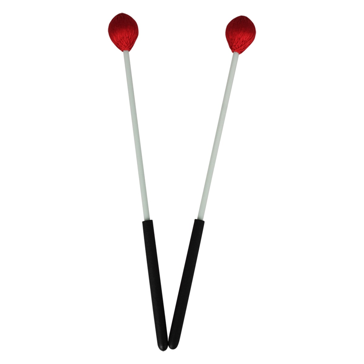 OFFIGAM 1Pair Red Percussion Marimba Sticks with Mushroom Nylon Yarn ...