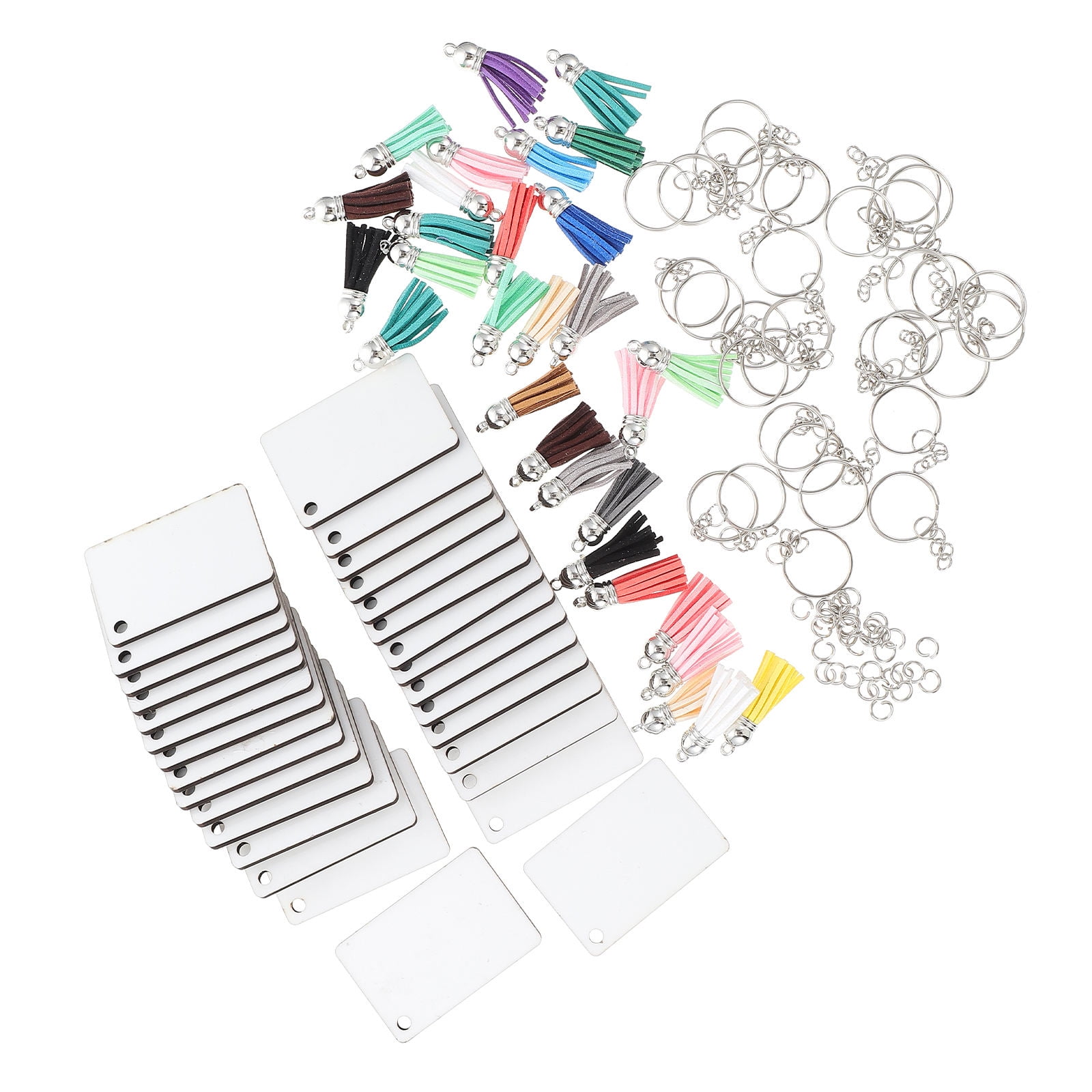 OFFIGAM 1 Set Heat Transfer Keychain Blanks Assorted Color for Keychain ...