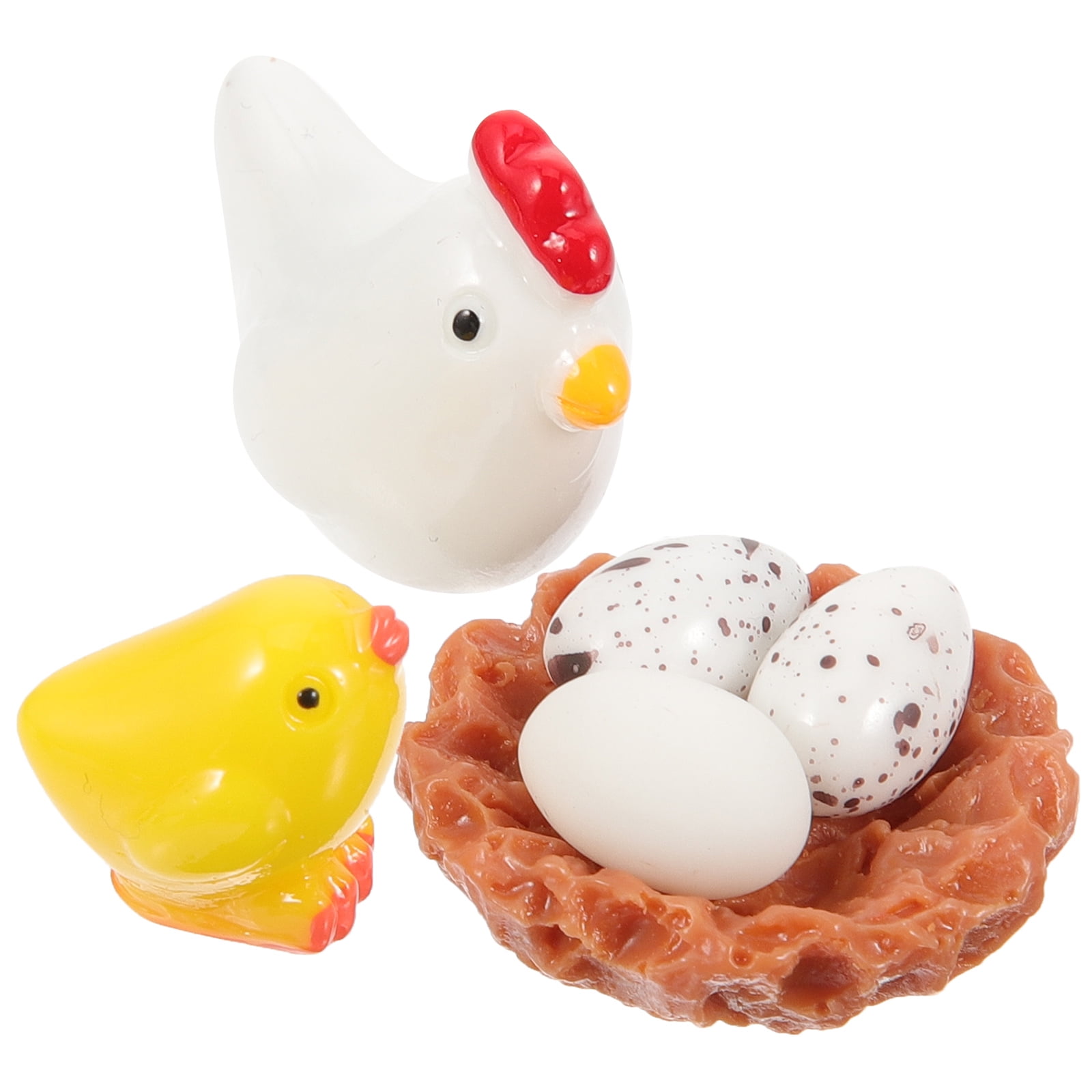 OFFIGAM Mini Chick Ornament Set of 1, Animal Theme Garden Figurine ...