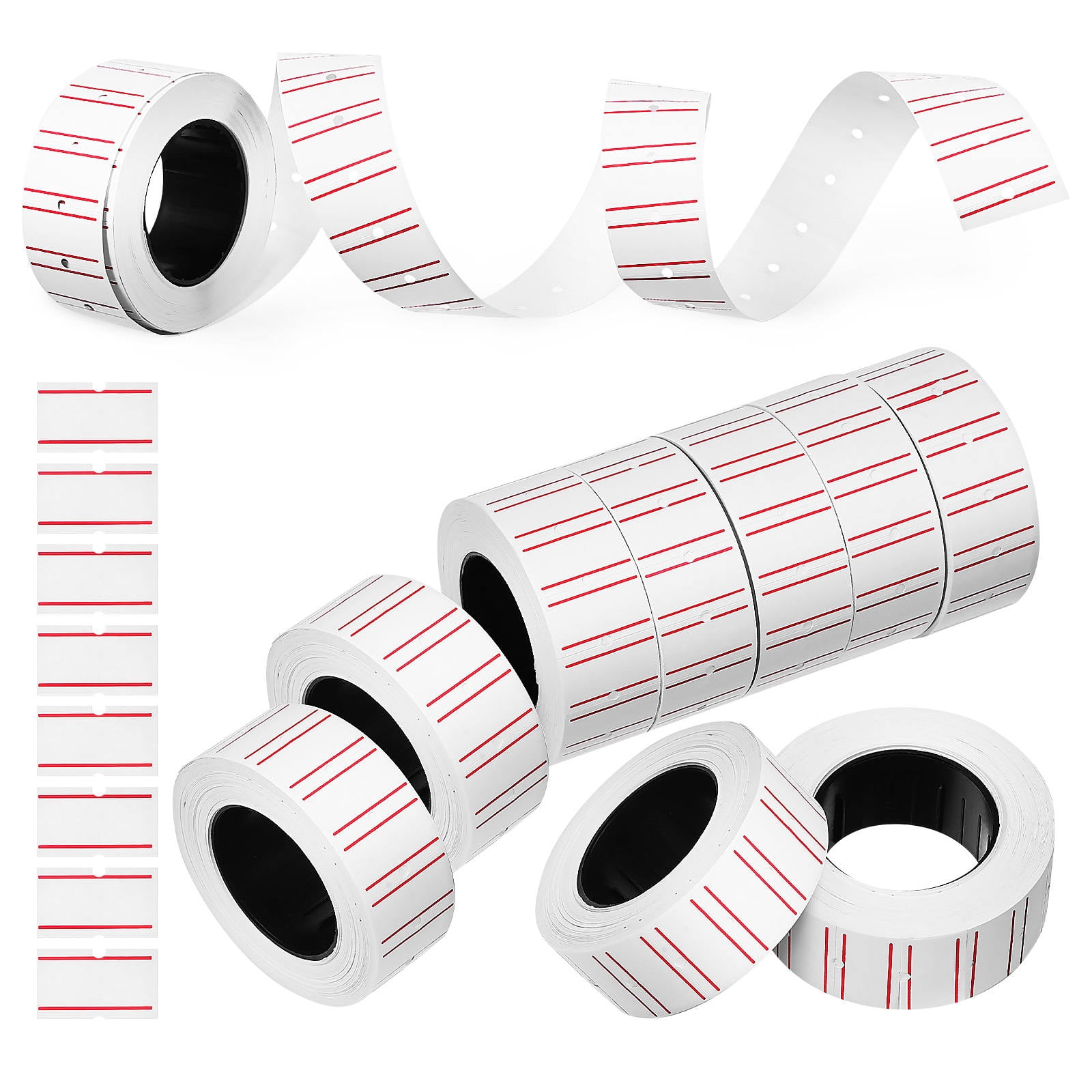 OFFIGAM 10 Rolls Marker Label Stickers Double for Product Labeling and ...