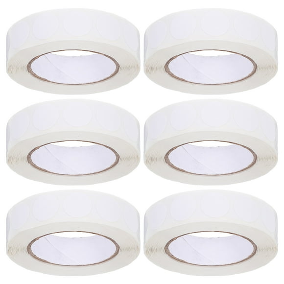 White Circle Stickers