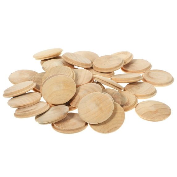 OFFIGAM 100Pcs Snap in Wooden Hole Caps for Furniture Cabinet Hole ...
