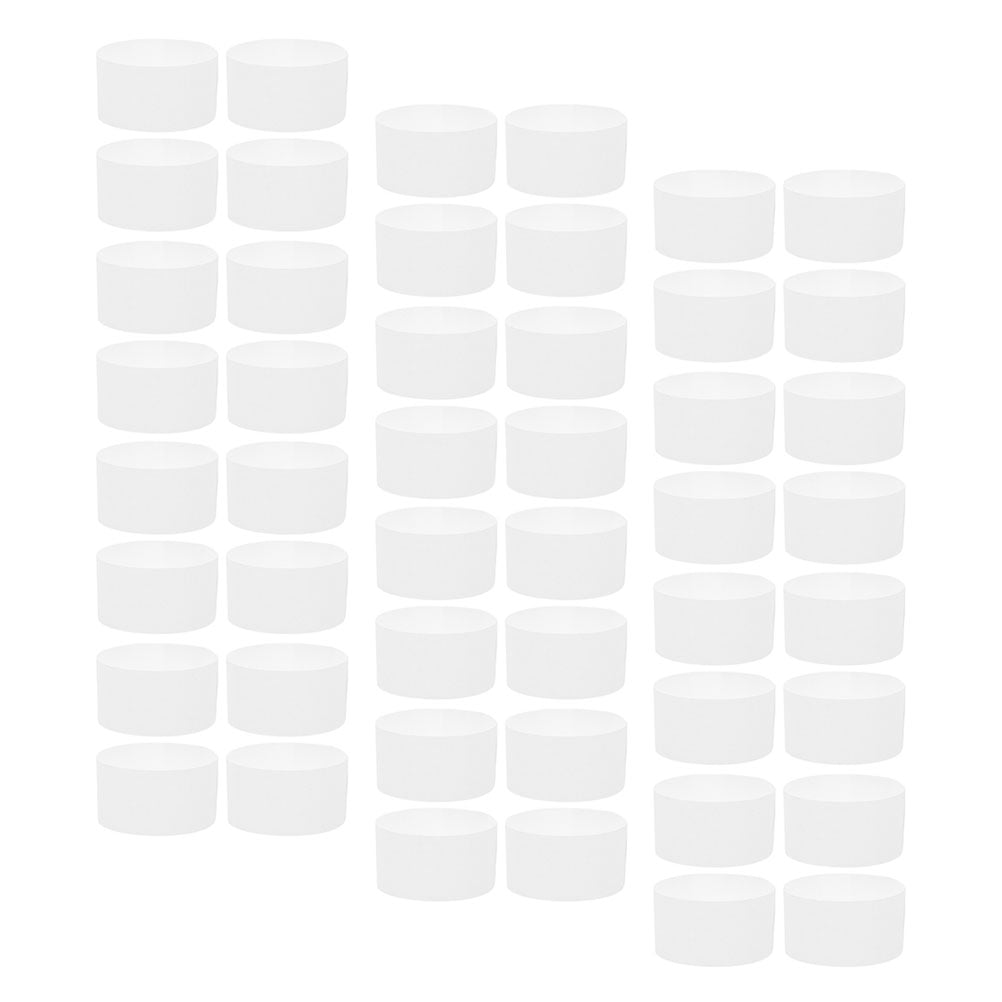 OFFIGAM 100pcs White Blank Paper Money Wrappers for Business Use Self ...