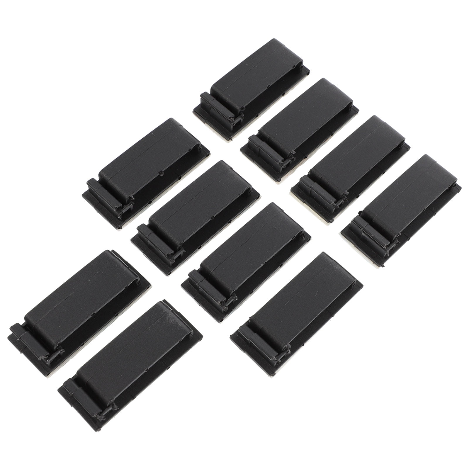 OFFIGAM 10Pack Black Plastic Cable Organizer Small Cable Organizer for ...