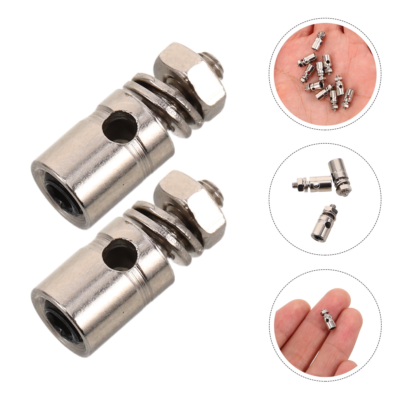 OFFIGAM 10Pcs Rc Model Aircraft Connector Silver Durable Quick ...