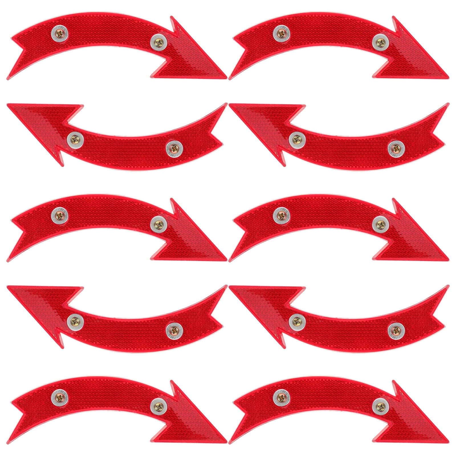 OFFIGAM 10Pcs Red Arrow Bike Spoke Reflectors High Visibility Road Bike ...