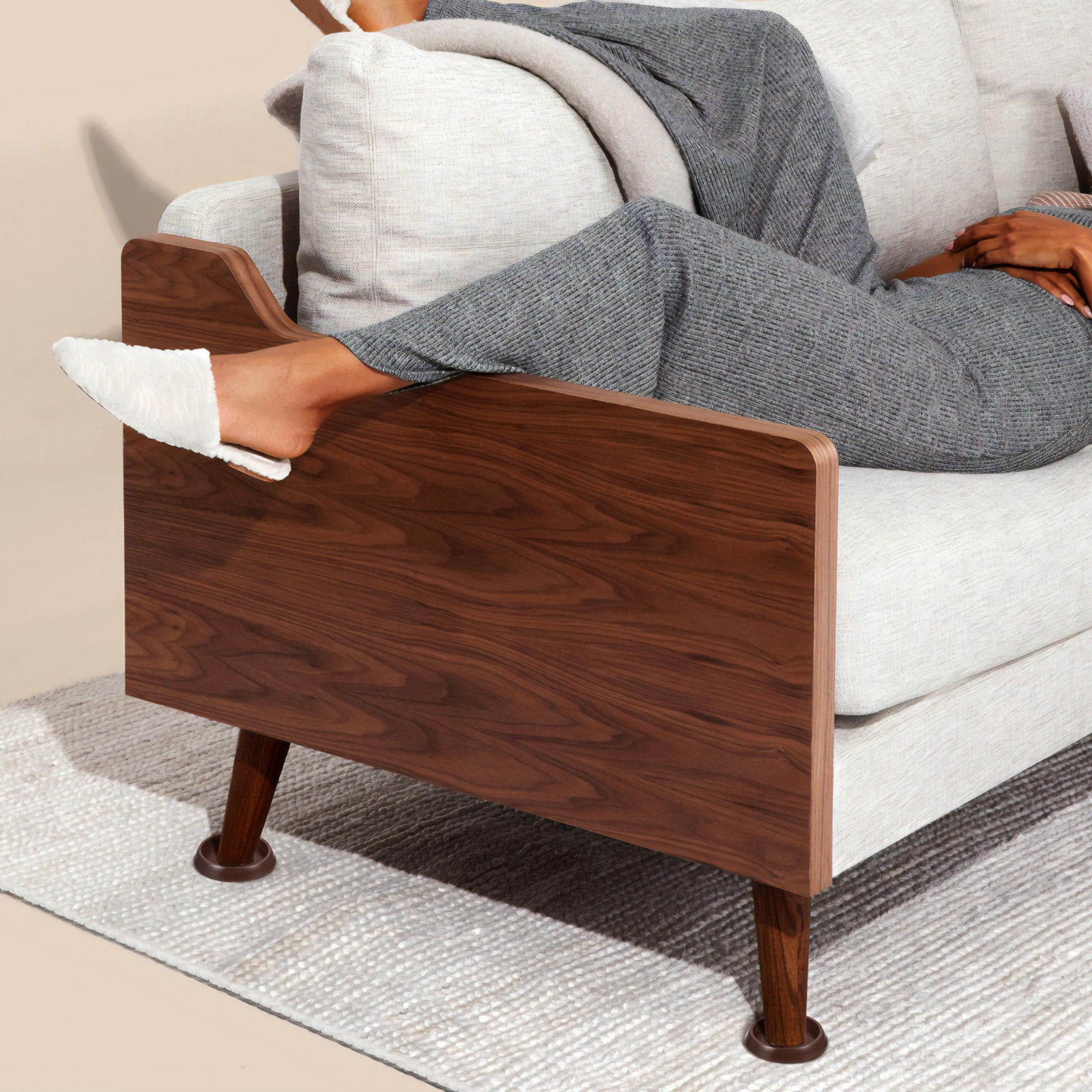 OFFIGAM 10Pcs Round Coffee Plastic Furniture Stopper Chairs Caster Cups ...