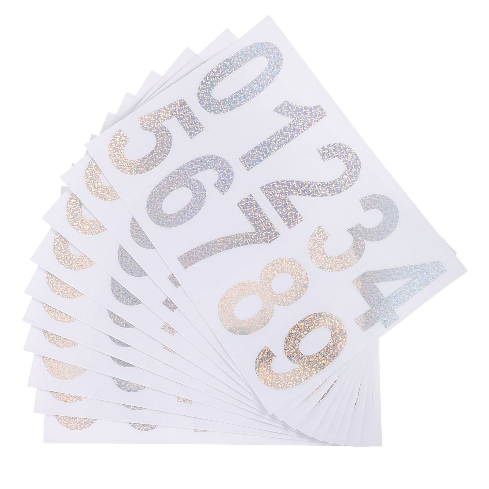 OFFIGAM 10 Sets Reflective Number Stickers with Self Adhesive for ...