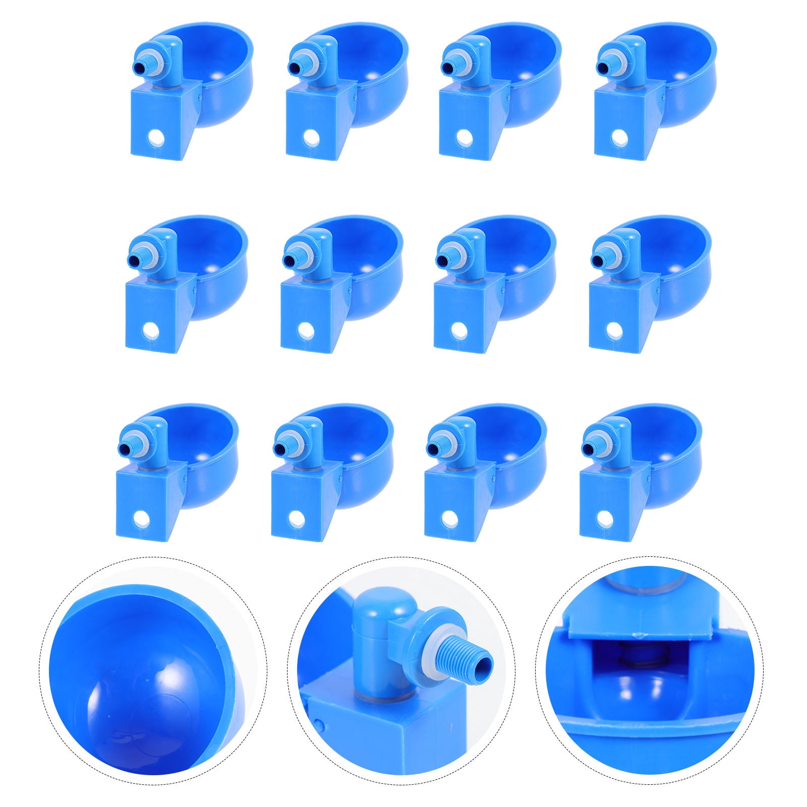 OFFIGAM 12Pack Chicken Waterer with Large Capacity Design for Poultry ...