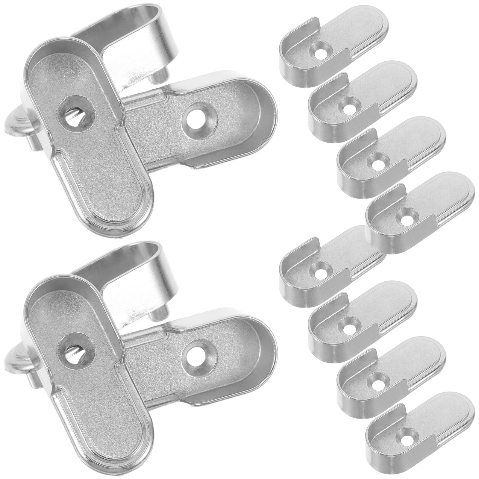 OFFIGAM 18Pcs Metal Closet Rod Flange Seat - Zinc Alloy Closet Pole ...