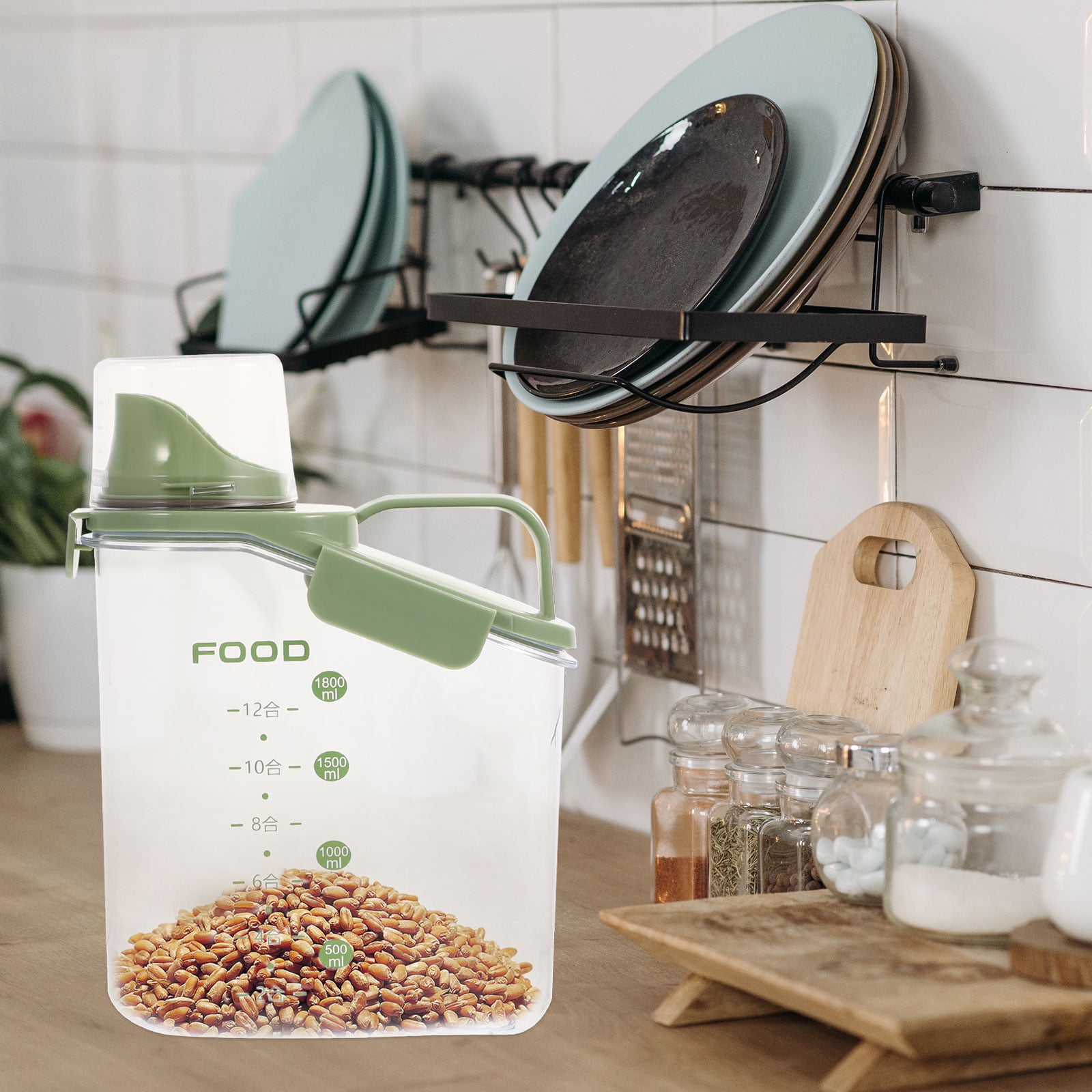 OFFIGAM 1Pack Cereal and Grains Storage Holder Airtight Freshness ...