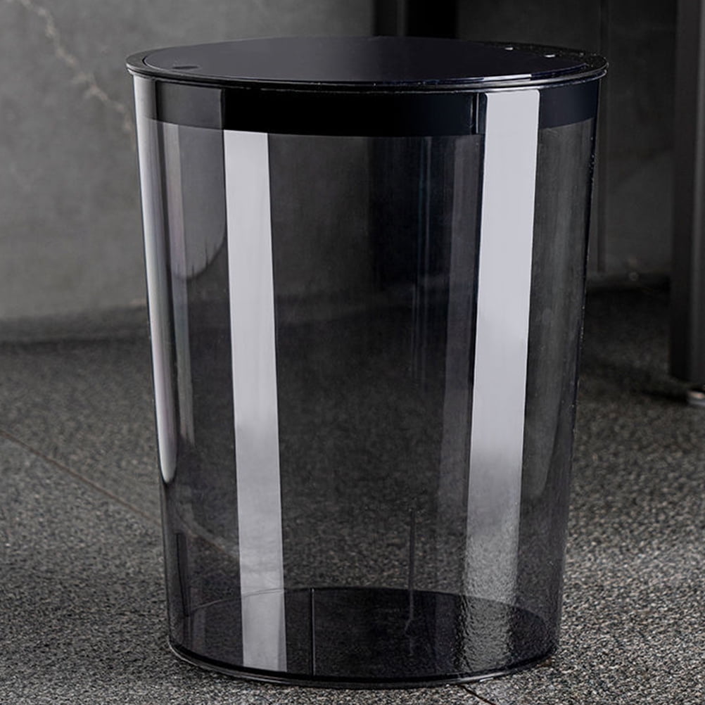 OFFIGAM Trash Storage Can Simple Transparent Trash Can Household Item ...