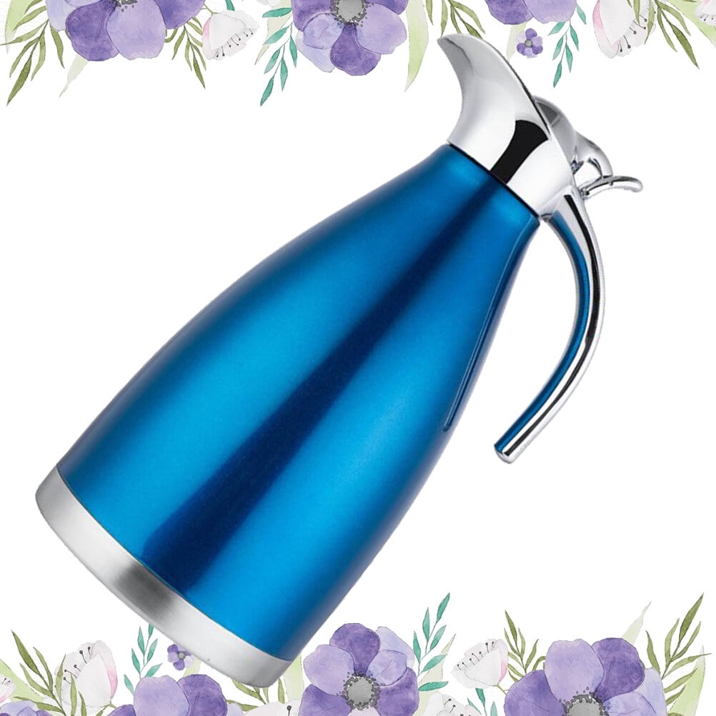OFFIGAM 1Pack Thermal Tea Carafe Insulation For Daily Use 2L Blue Round ...