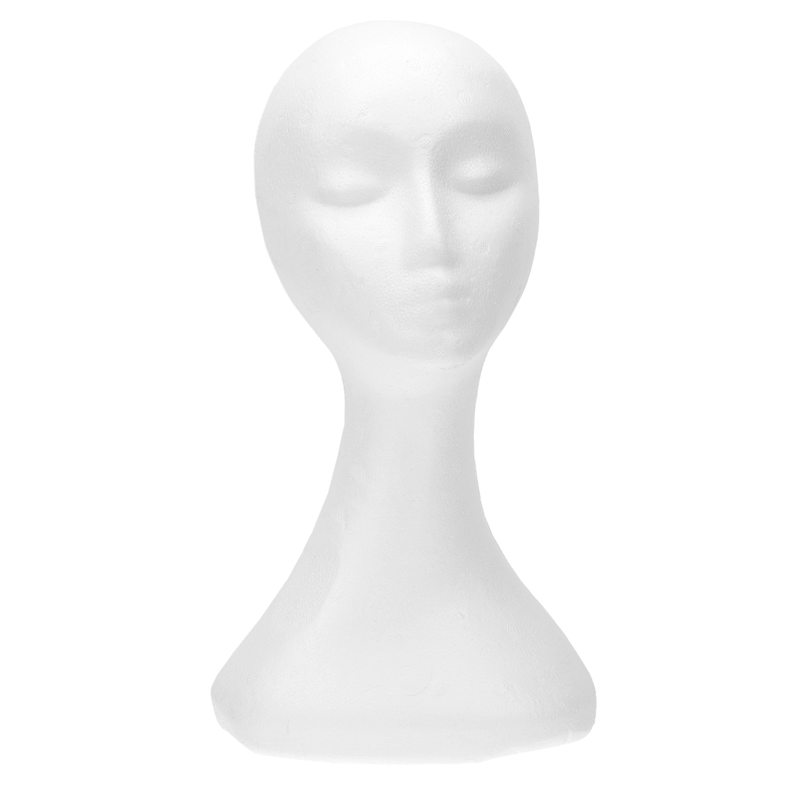 OFFIGAM 1Pack White Polystyrene Head Model for Hat Decoration and ...