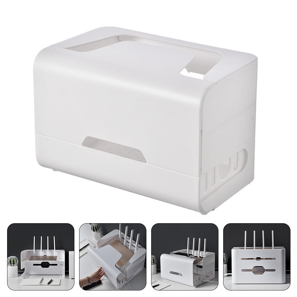 OFFIGAM 1Pack Wire Organizer Double Layer Design For Router And Cable ...