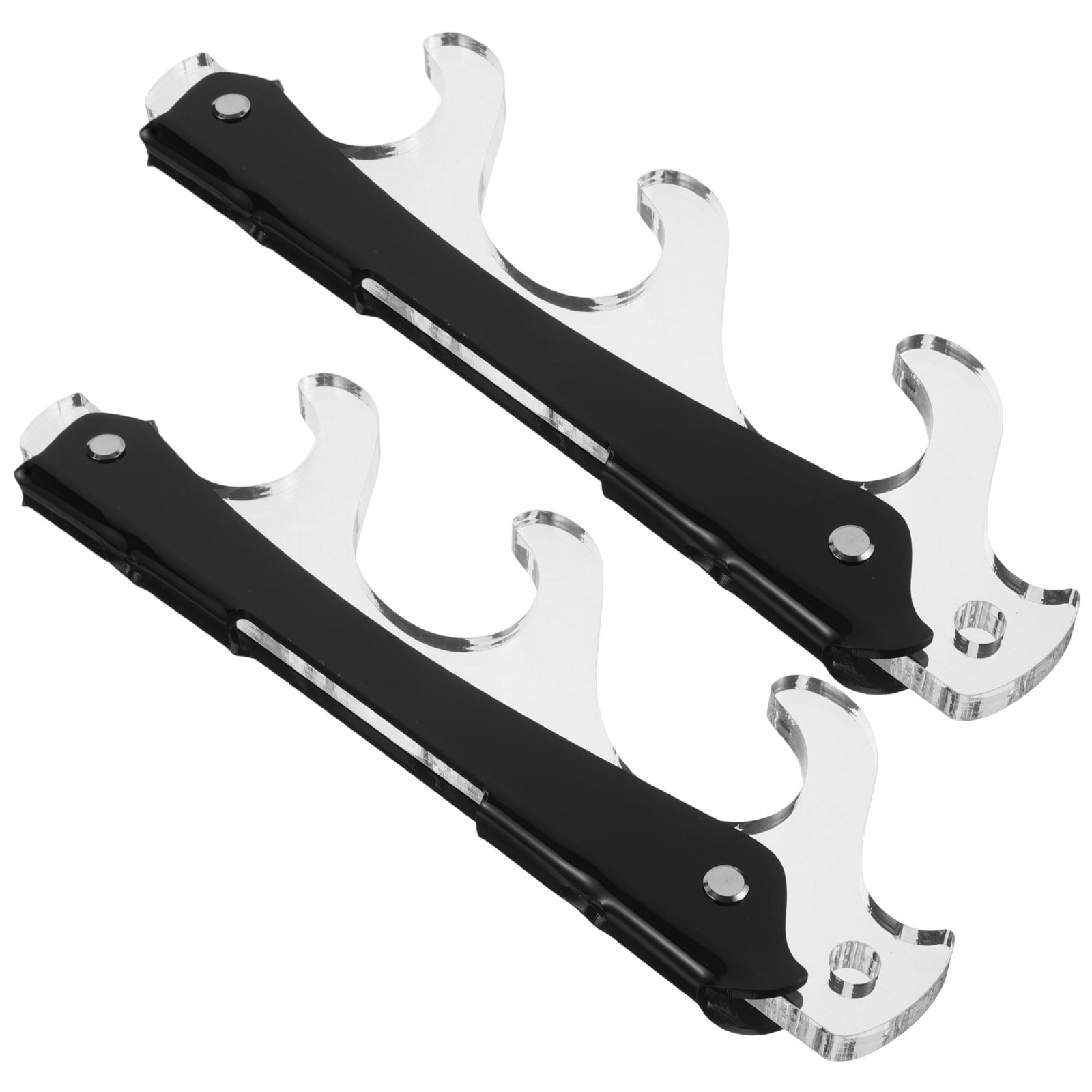 OFFIGAM 1Pair Acrylic Sword Display Rack Wall Mount Sword Hanger ...