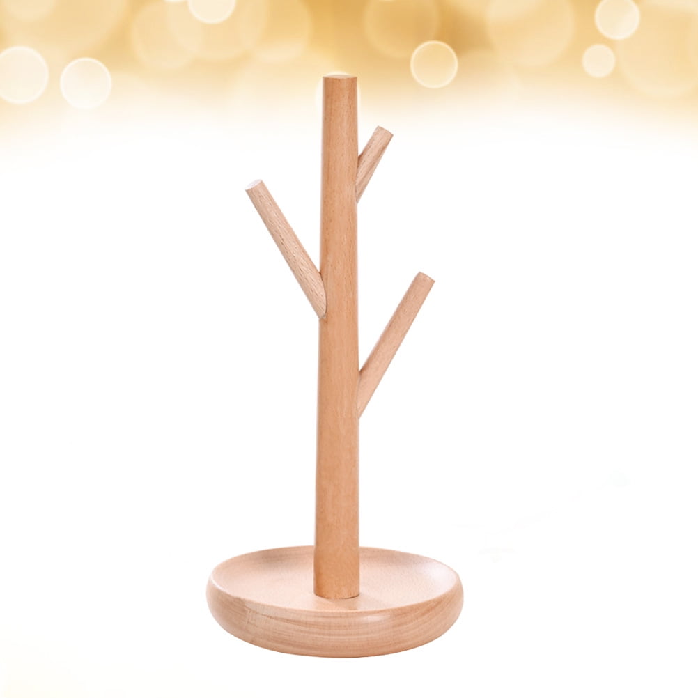 OFFIGAM 1Pcs Bamboo Tree Shaped Rack for Jewelry Organization and ...
