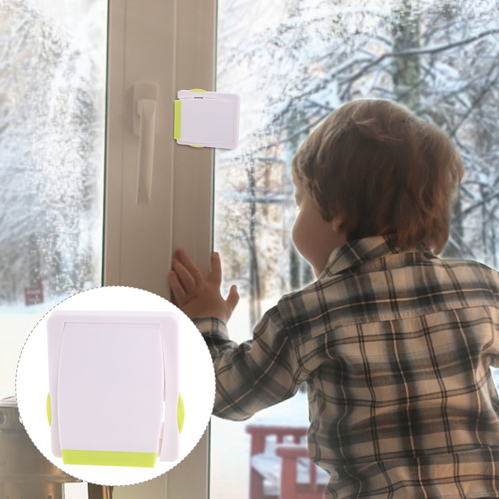 OFFIGAM 1Pcs Sliding Glass Door Window Lock with 3M Adhesive Tape for ...