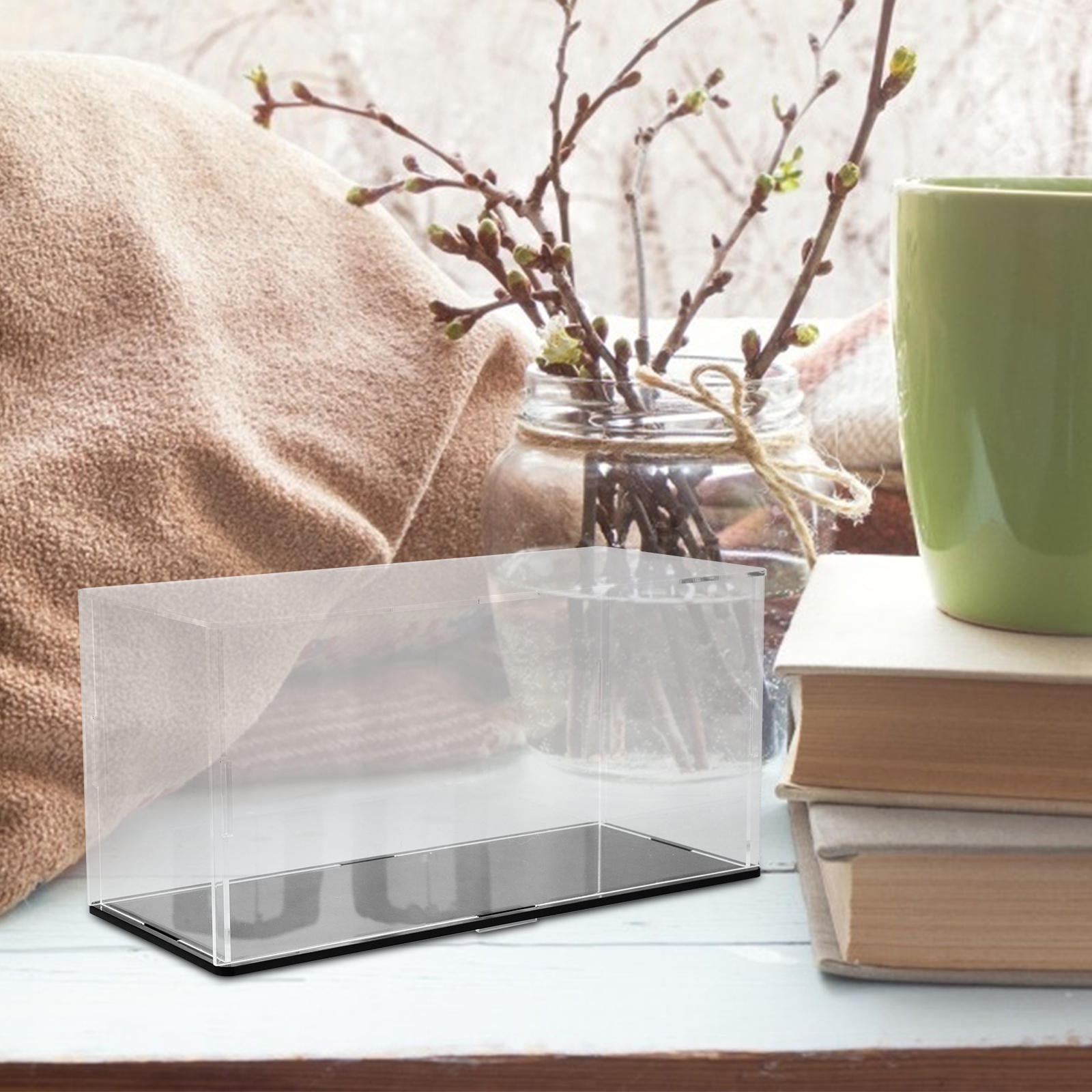 OFFIGAM 1Pcs Small Display Case for Crafts and Toys Transparent ...