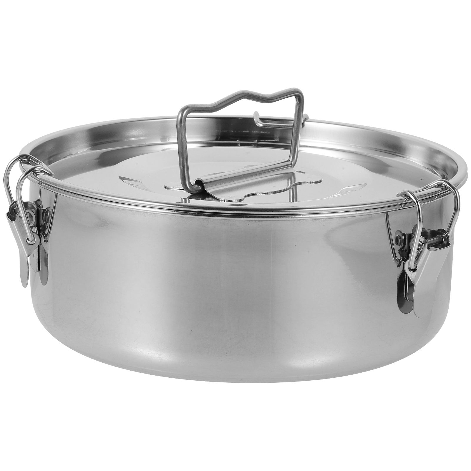 OFFIGAM 1Pcs Steamer Pot For Cooking Pudding Mould Silver Color Simple ...