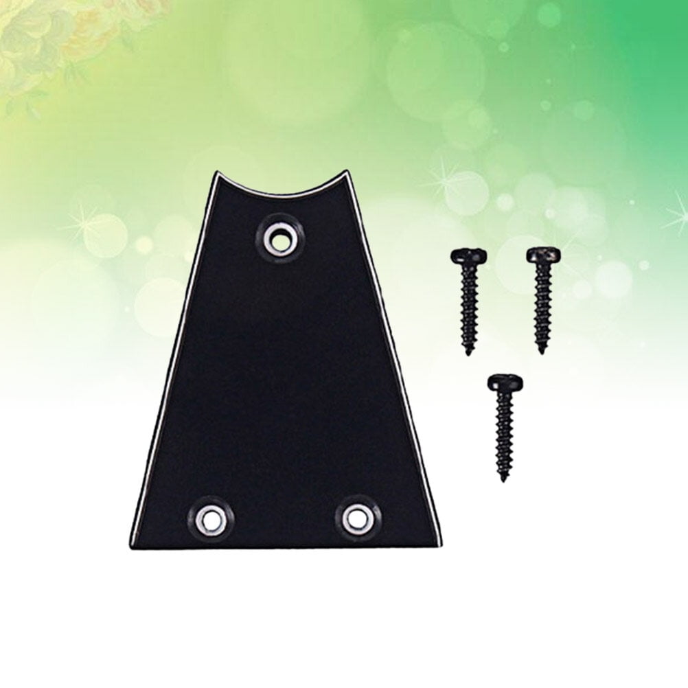 OFFIGAM 1Set Black Plastic Truss Rod Cover for Electric Guitar and Bass ...