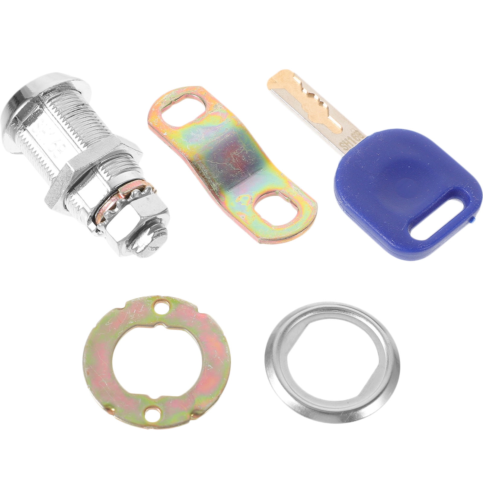 OFFIGAM Metal Cabinet Lock Set with Key for Home Use, and Rust ...