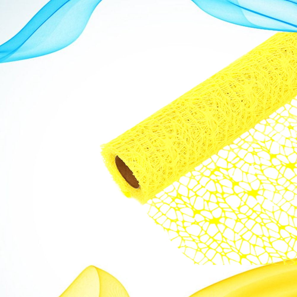 OFFIGAM 1Set DIY Gauze Roll Craft Mesh Roll Light Yellow Handmade Door ...