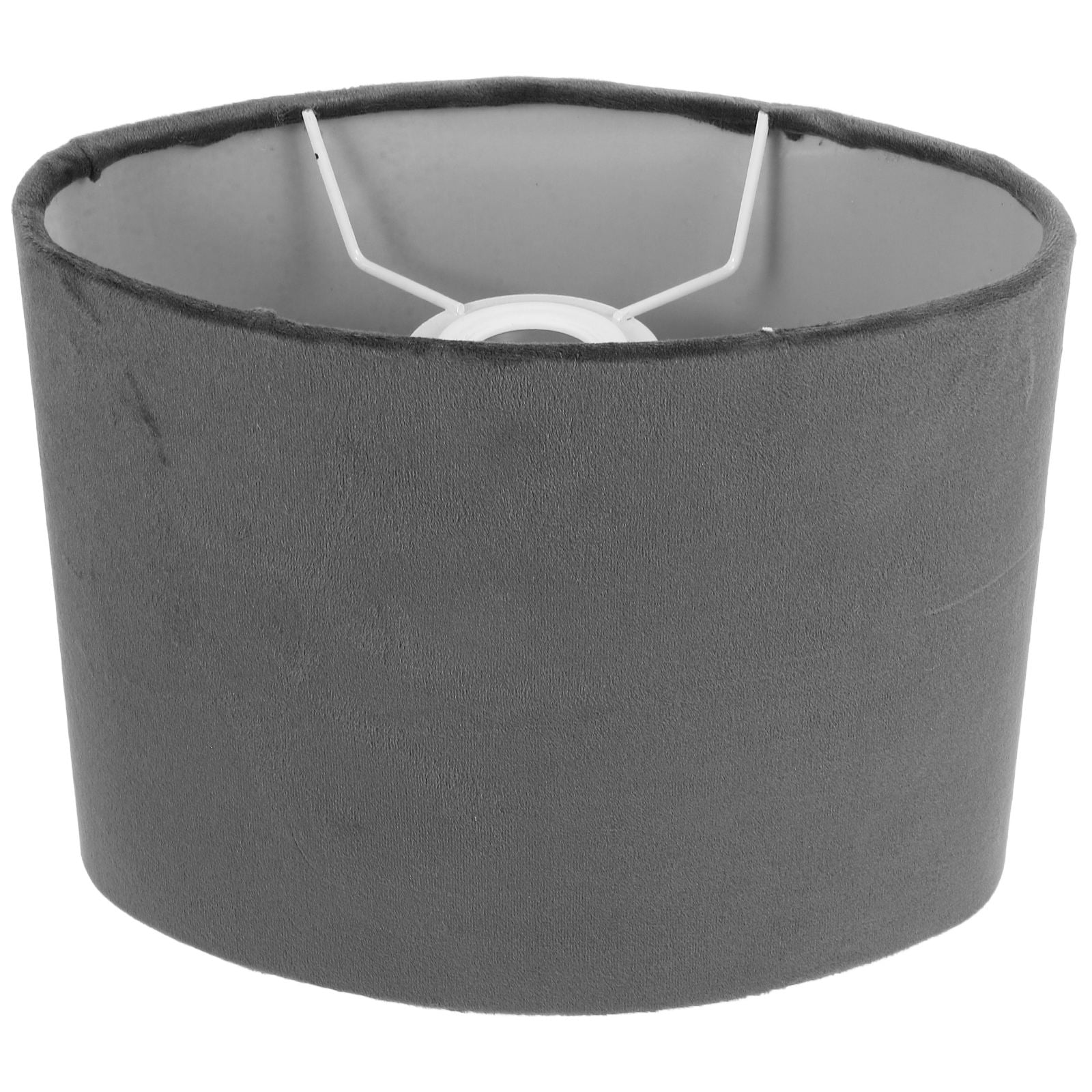 OFFIGAM Oval Lamp Cover Grey Metal Home Decor 1Set - Walmart.com