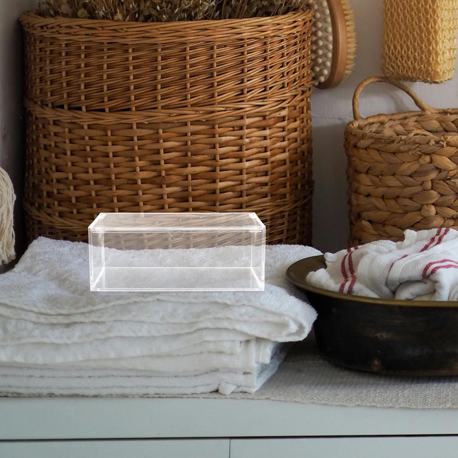 OFFIGAM 1Set Laundry Room Organizer Transparent Acrylic Dryer Sheet ...