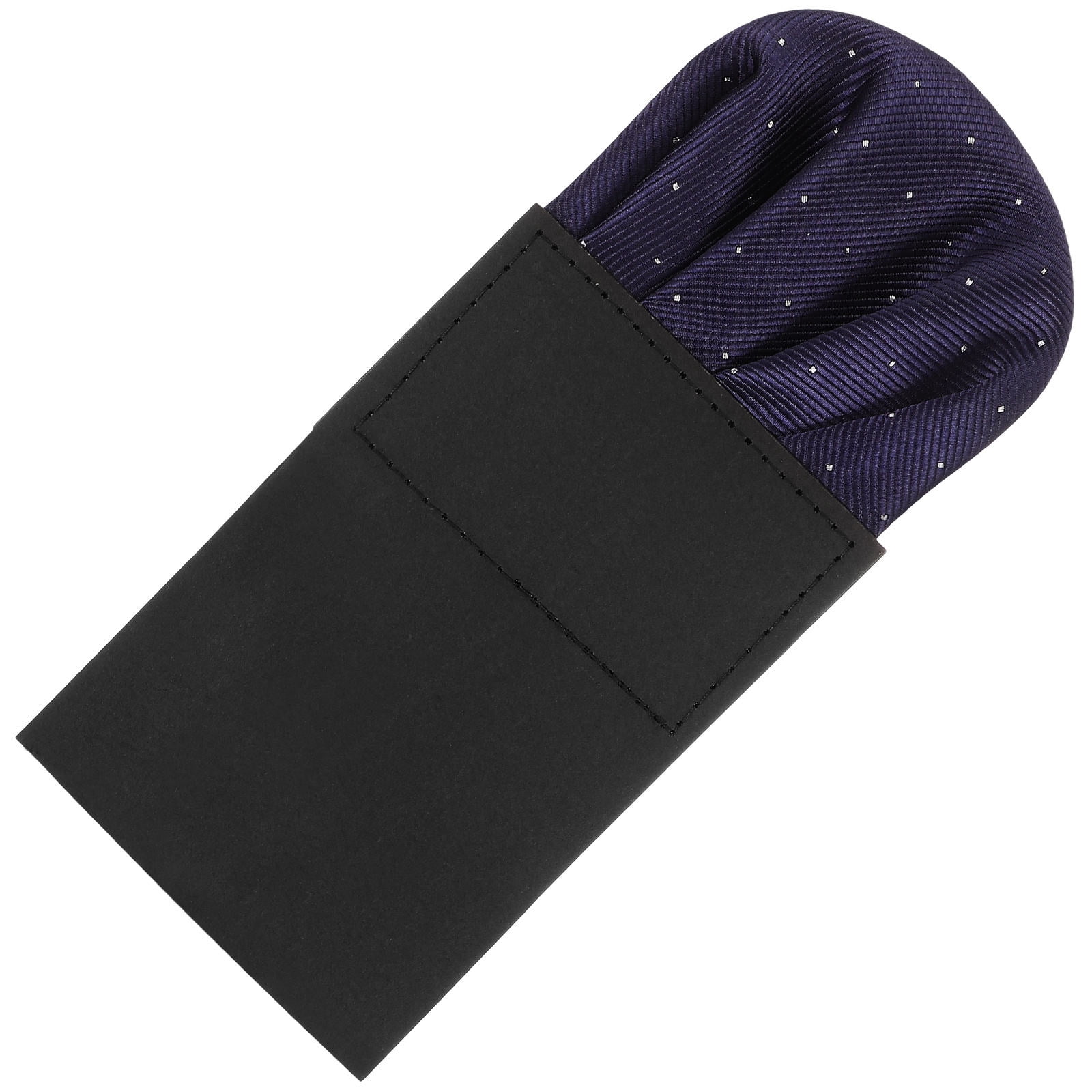 OFFIGAM Black Pre-Folded Pocket Square for Men, Polyester Suit ...