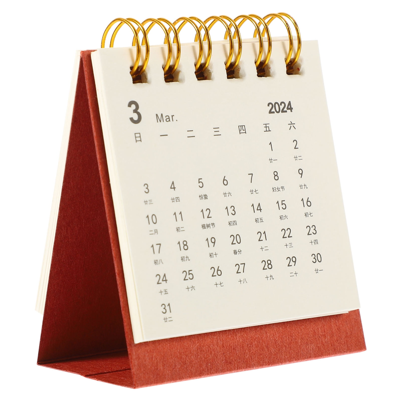 OFFIGAM 1Set Rectangular Mini Calendar Monthly Planning for Women Study ...