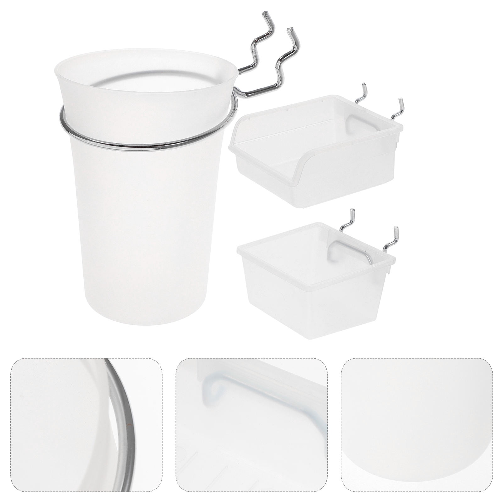 OFFIGAM 1Set Rectangular Peg Board Organizer Containers Simple Design ...