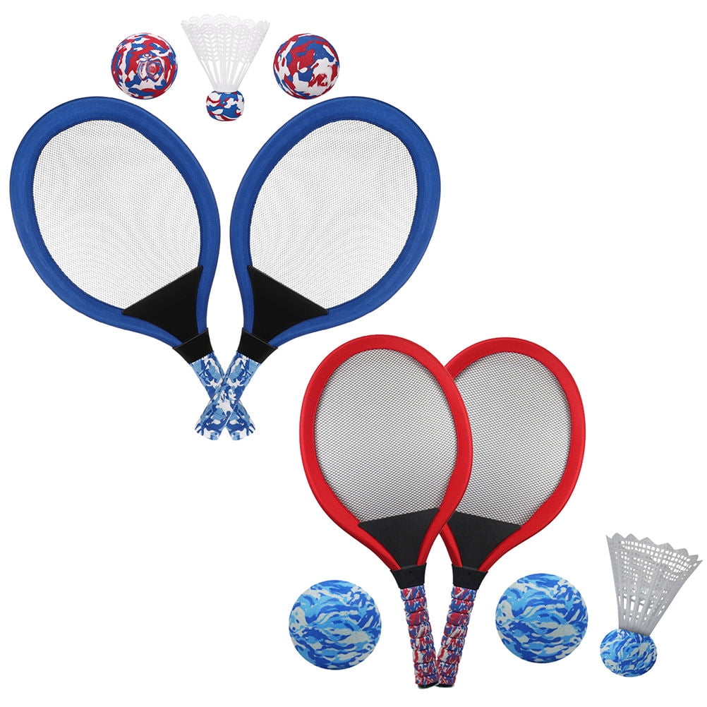 OFFIGAM 2 Sets Mini Tennis Racket Set Tennis Racket Kids Cloth Assorted ...