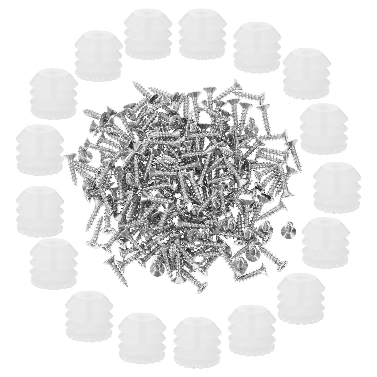 OFFIGAM 200 Sets Cabinet Door Mounting White PP Connectors for Secure ...
