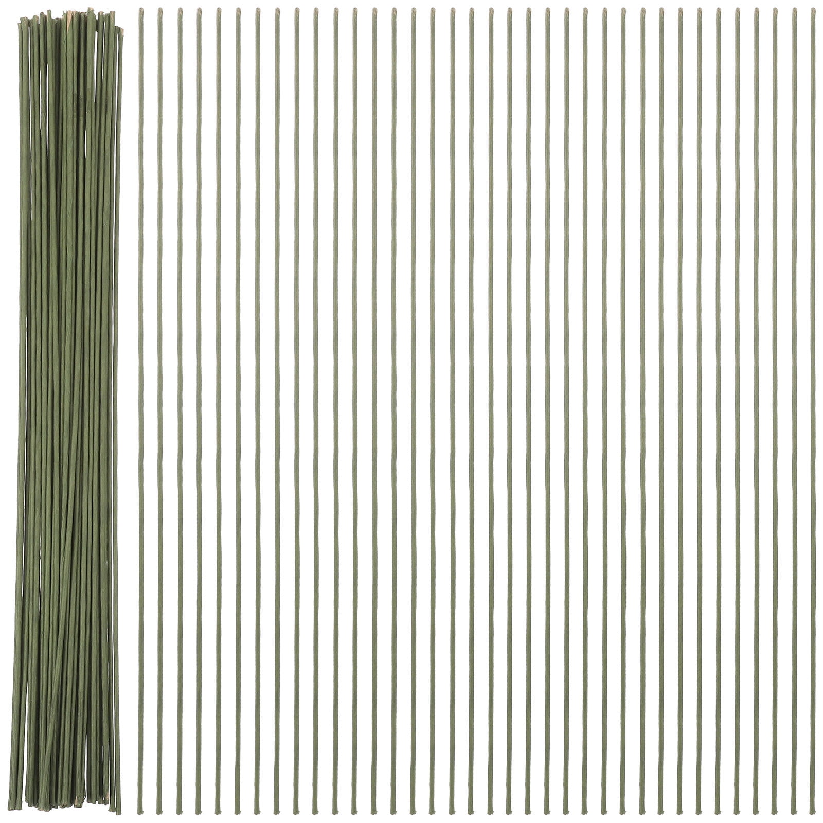 OFFIGAM 200Pcs and Iron Wire Floral Picks With Wire for Diy Flower Stem ...