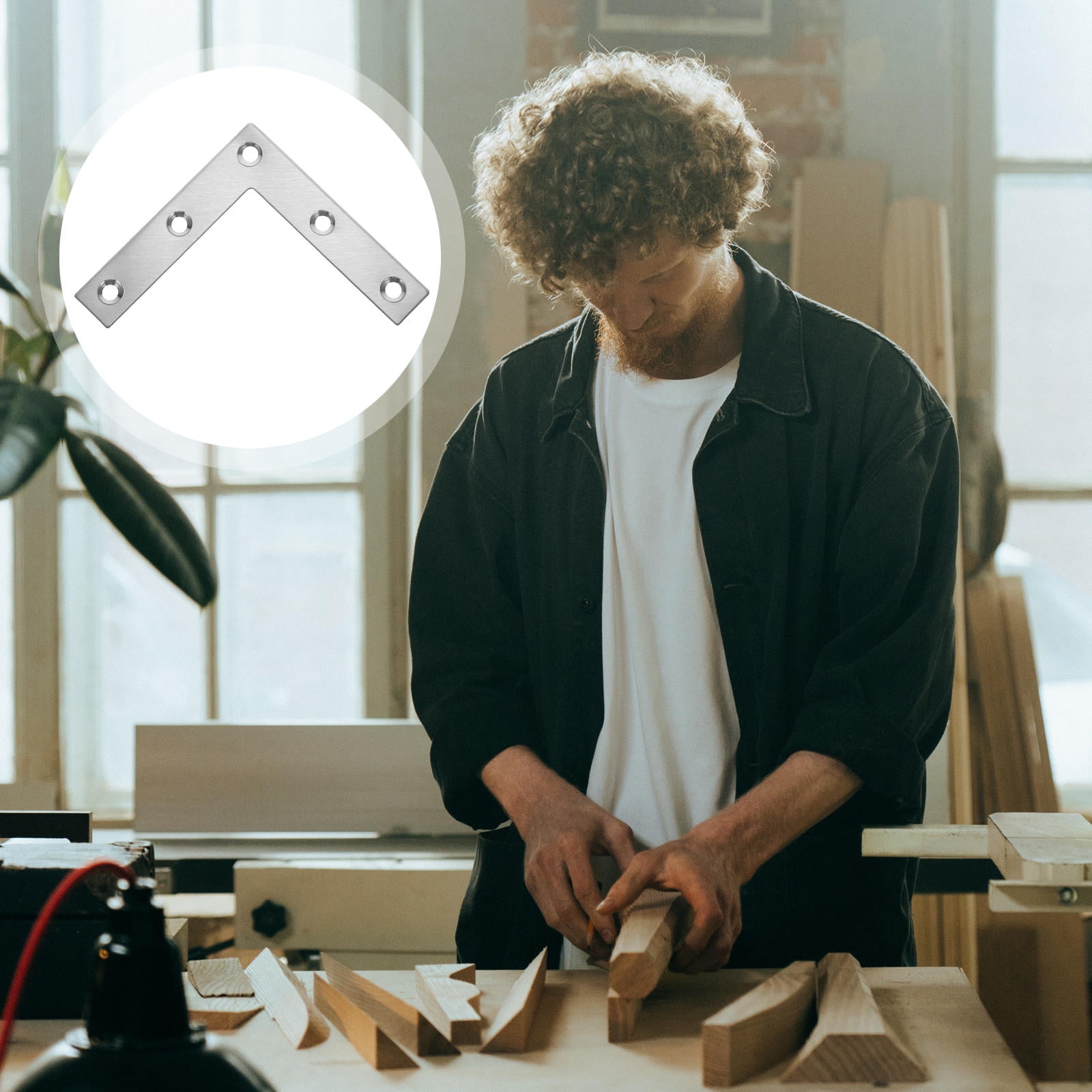 OFFIGAM 20Pcs Stainless Steel Corner Braces for Furniture Construction ...