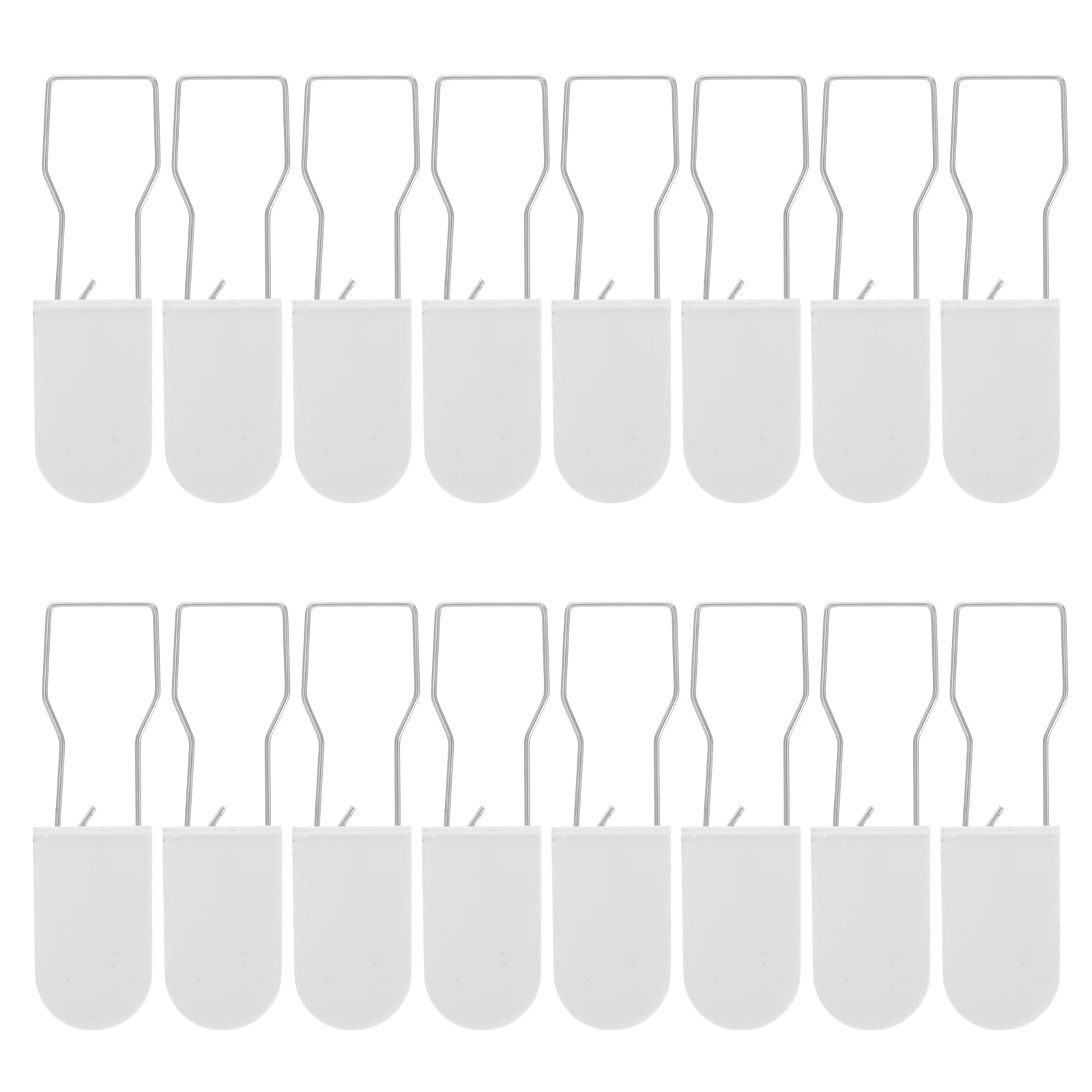 OFFIGAM 20pcs White Rectangular Hasp Lock Mechanism for Transport Seals ...