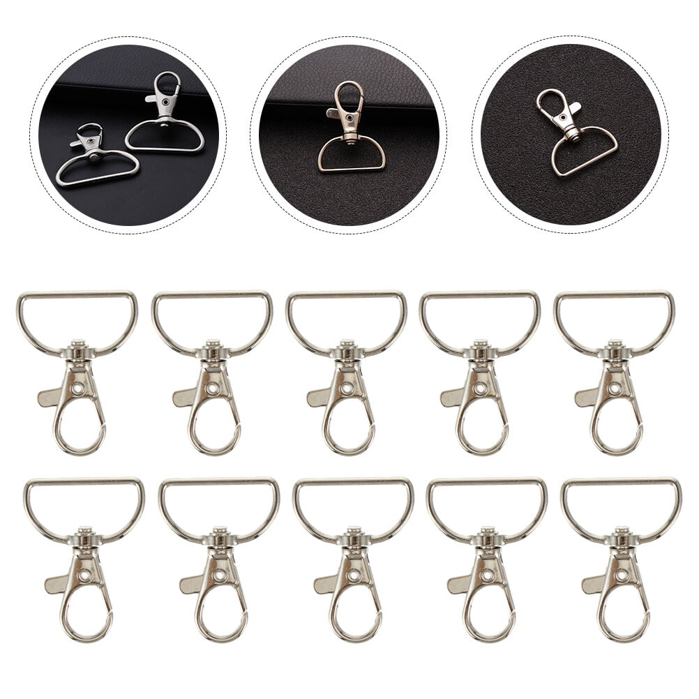 OFFIGAM 24Pack Swivel Lobster Clasps 360 Degree Rotation for Diy ...