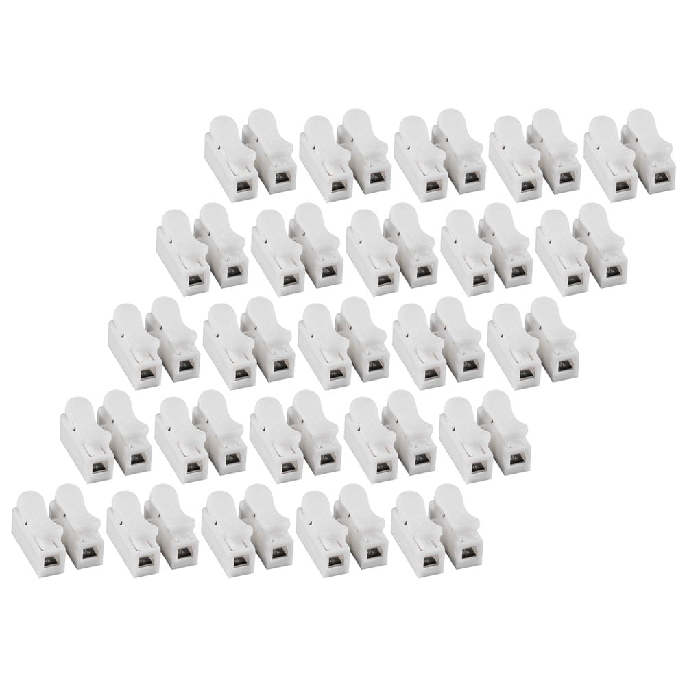 OFFIGAM 25Pcs White Nylon Wire Connectors for Automotive Wiring Quick ...