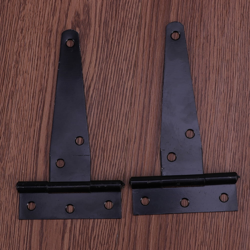 OFFIGAM 2PCS Black Stainless Steel T Shape Gate Hinges for Lightweight ...