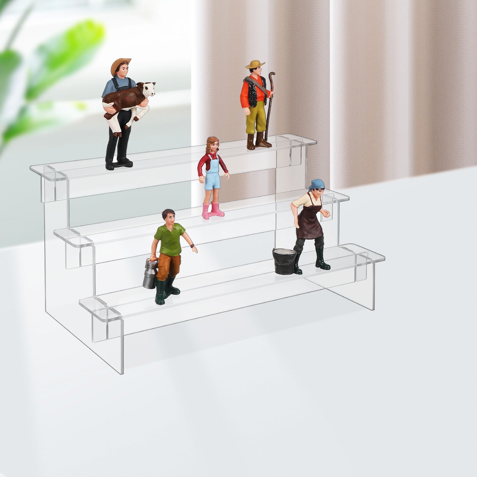 OFFIGAM Clear Acrylic Organizer Stand for Action Figures and Figurines ...
