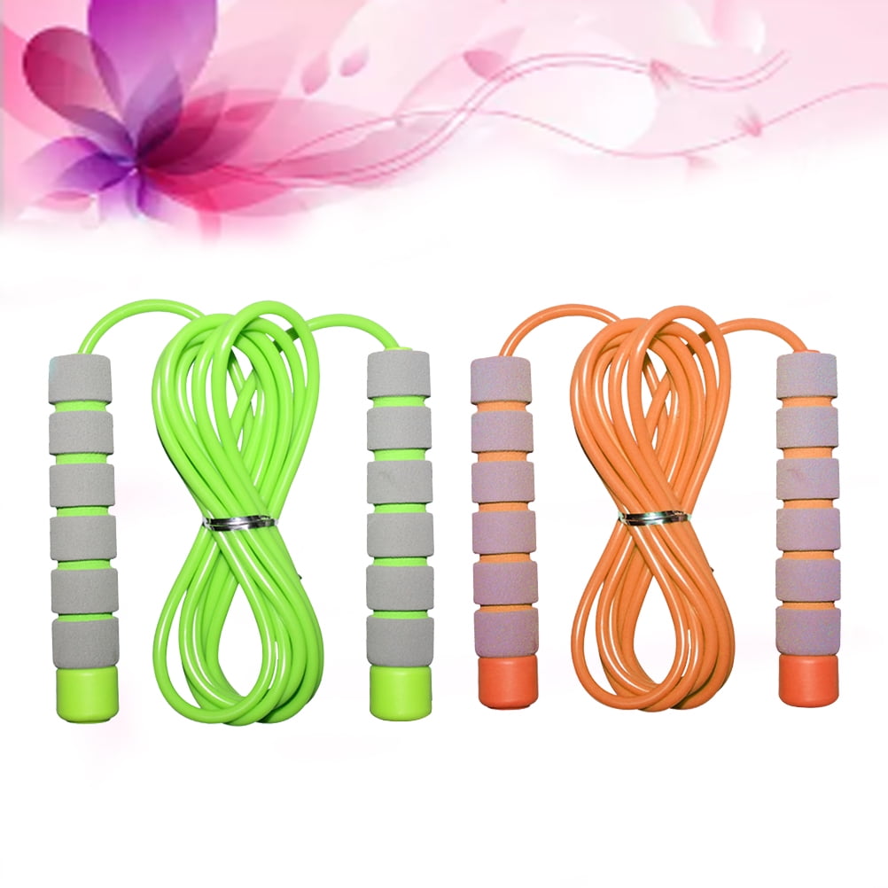 OFFIGAM Set of 2 Adjustable PVC Jump Ropes with Comfortable Handles in ...