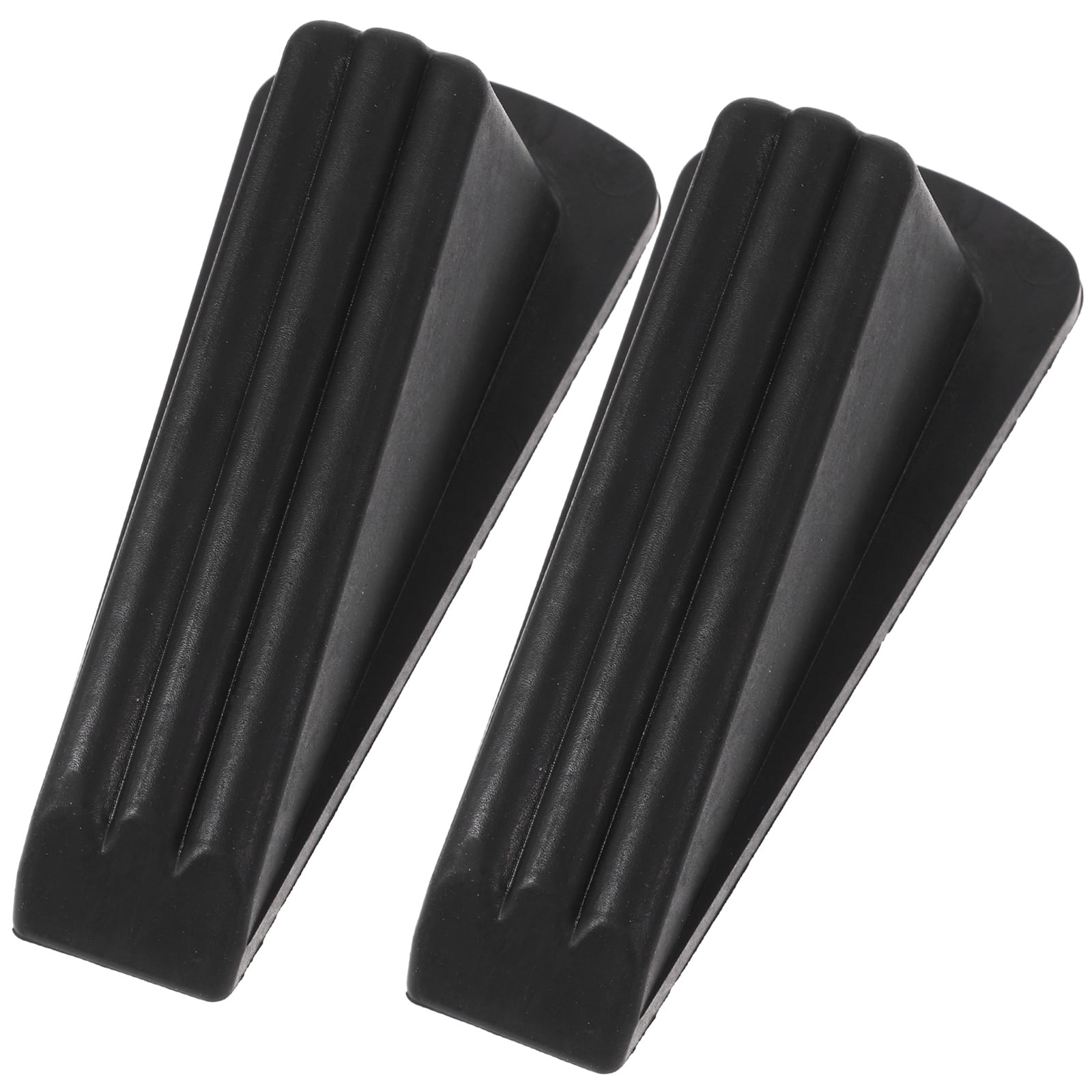 OFFIGAM 2Pcs Black Rubber Door Stop Block with Anti Slip Bottom for ...