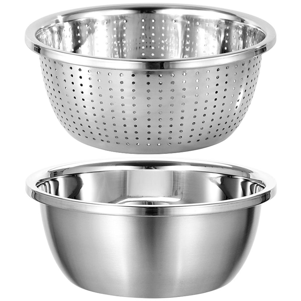 OFFIGAM 2Pcs Food Strainers For Home Cooks With Drain Water Function ...